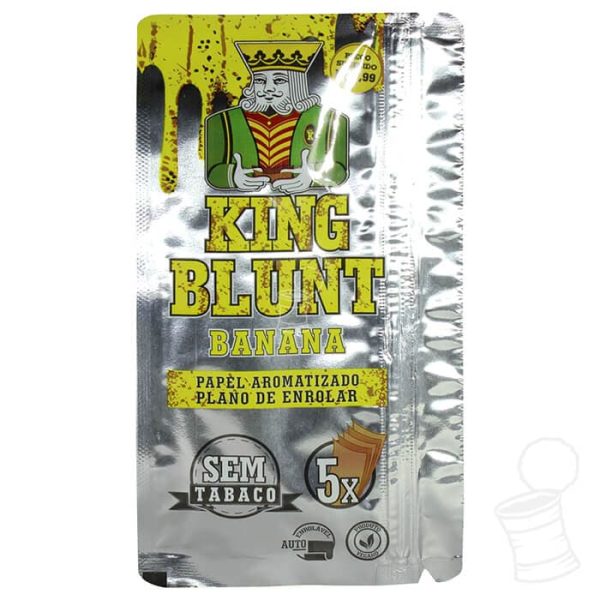 CX. SEDA AROMATIZADA KING BLUNT BANANA - Popipe