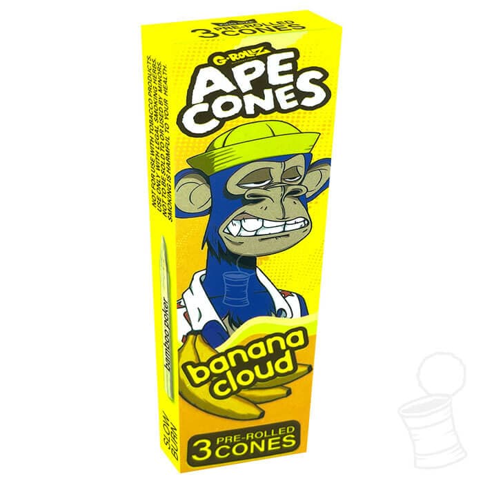 SEDA CONES G ROLLZ KING SIZE APE BANANA CLOUD 3X - Popipe
